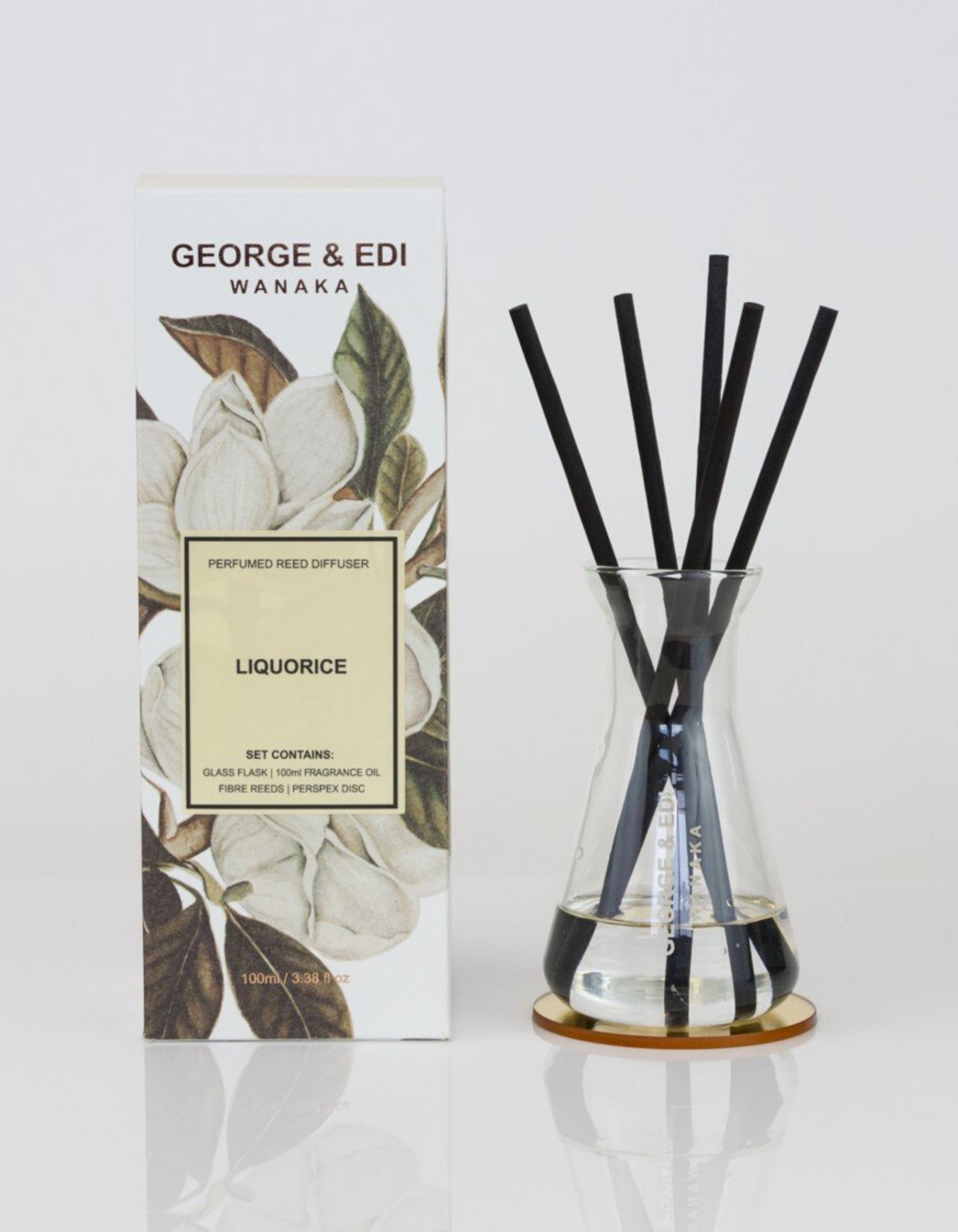 George & Edi Perfumed Diffuser Set Ebony Wood – Chambers